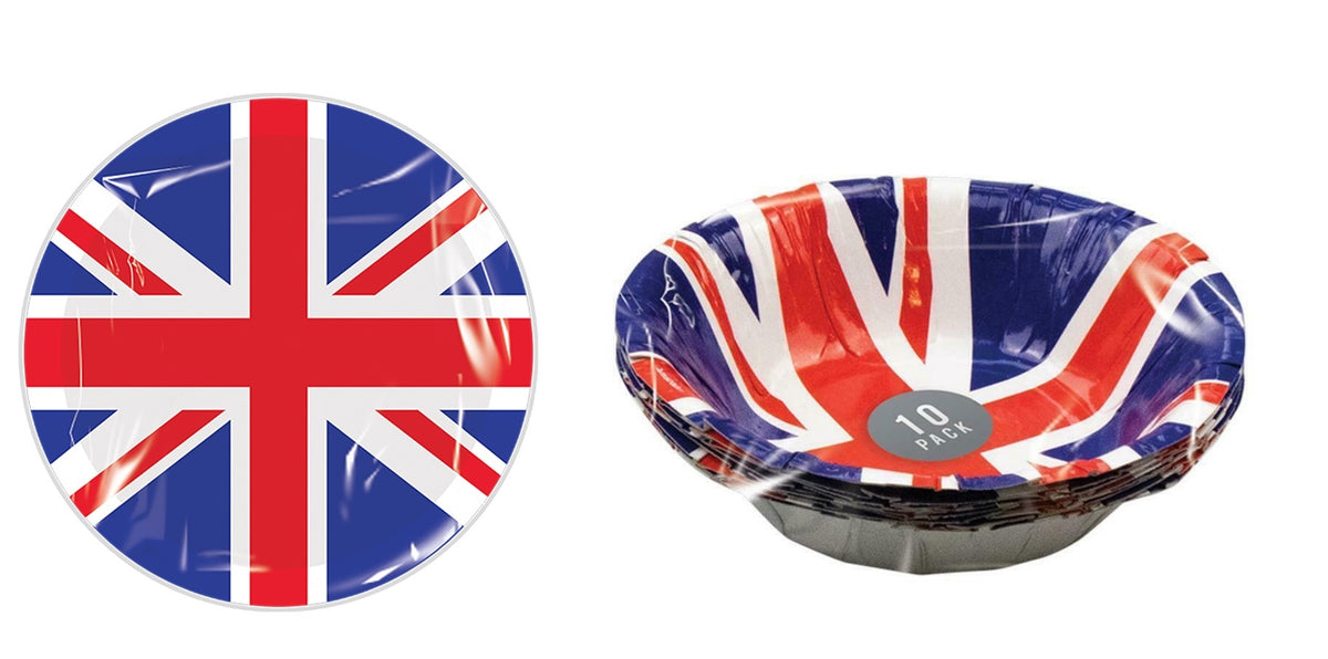 Union Jack Plates and Bowls Set – Forever Cosmetics